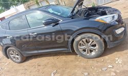 Buy used hyundai santa fe black car in lome in west africa - carasigbe